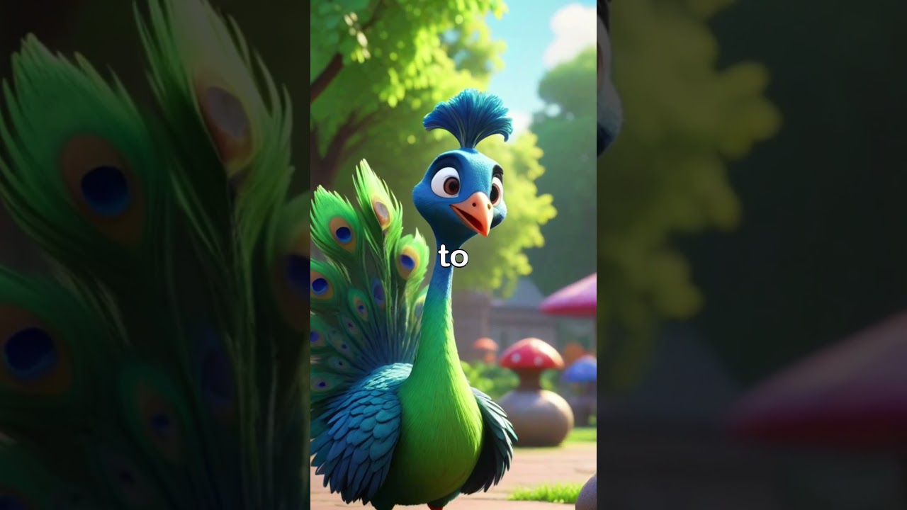 The Peacock and the Crane#story #morral #kids