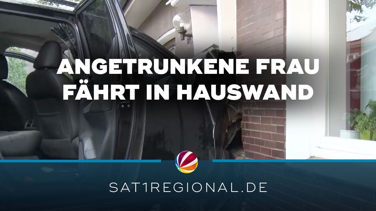 Angetrunkene Frau kracht mit Auto in Haus in Fürstenau – Kinder auf Rückbank