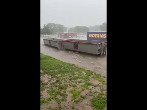 Major flash flooding at Wichita school