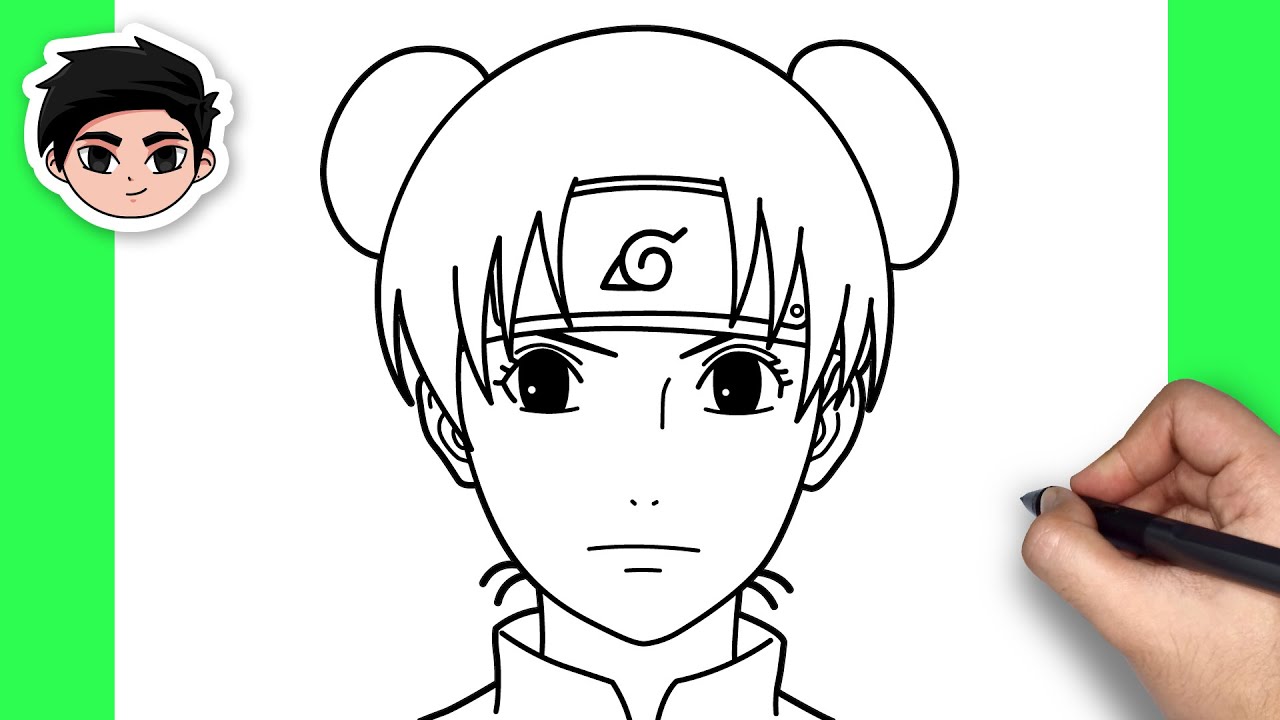 How To Draw Tenten | Naruto - Easy Step By Step