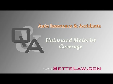 Sacramento, CA - Auto Accident Attorney: Uninsured Motorist Coverage