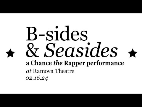 Chance the Rapper performs B-Sides & Seasides live at The Ramova Theater Chicago 02/16/2024