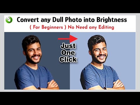How to Convert Dull Photo to HD in Coreldraw | Brighten any Photo | Corel Designs