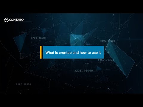What is crontab and how to use it