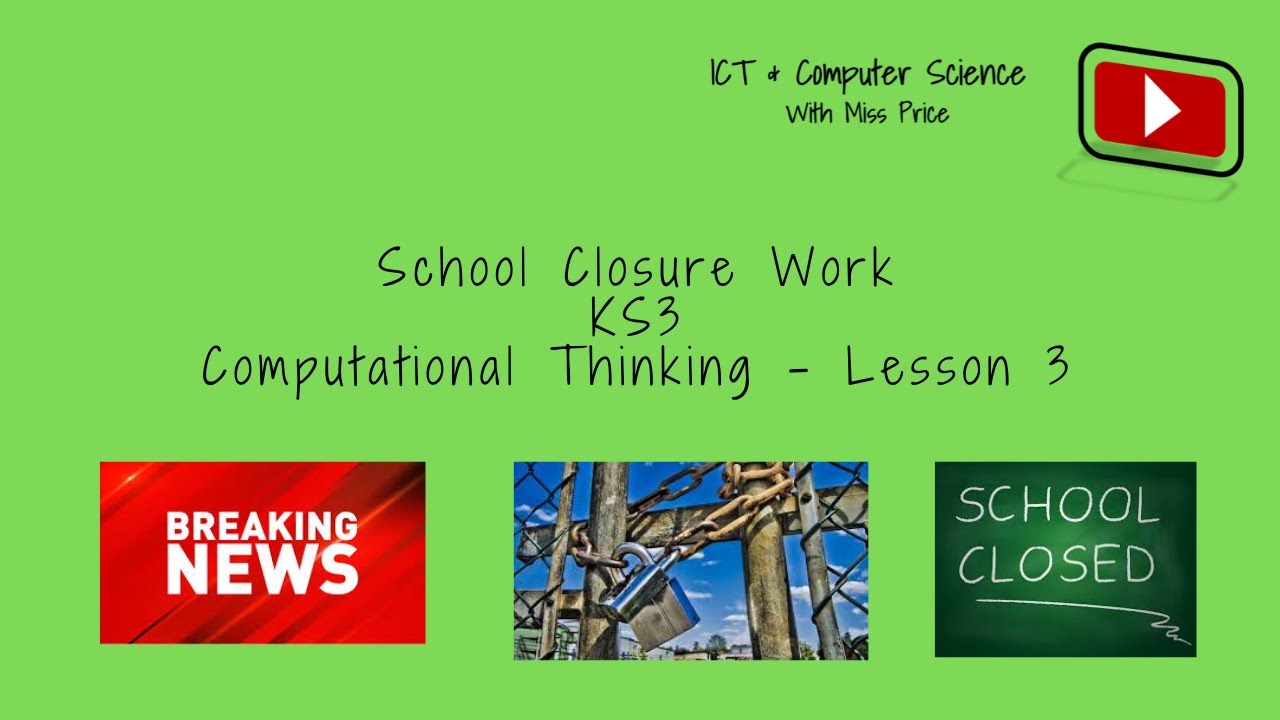 Computational Thinking Lesson 3