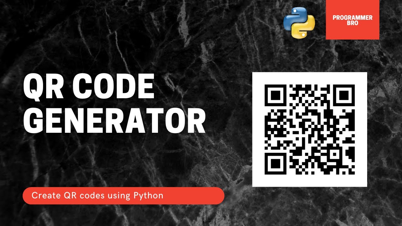 QR Code Generator using Python | PNG output