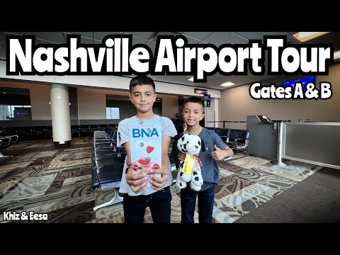 Nashville International Airport (Walk thru North Terminal - A and B Gates)