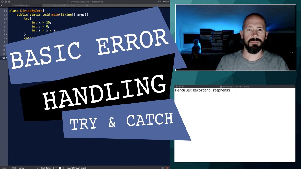 Basic Error Handling in Java