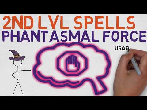 2nd Level Spell #57: Phantasmal Force (DnD 5E Spell)
