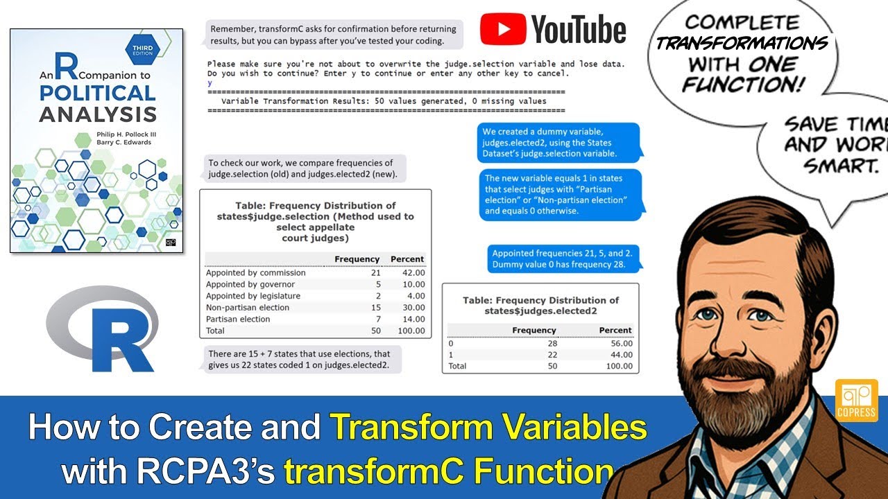 Transforming Variables with the transformC Function
