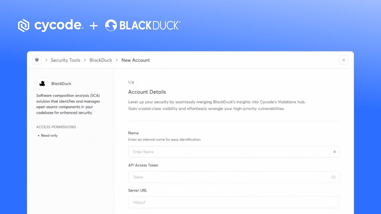 Cycode BlackDuck Integration