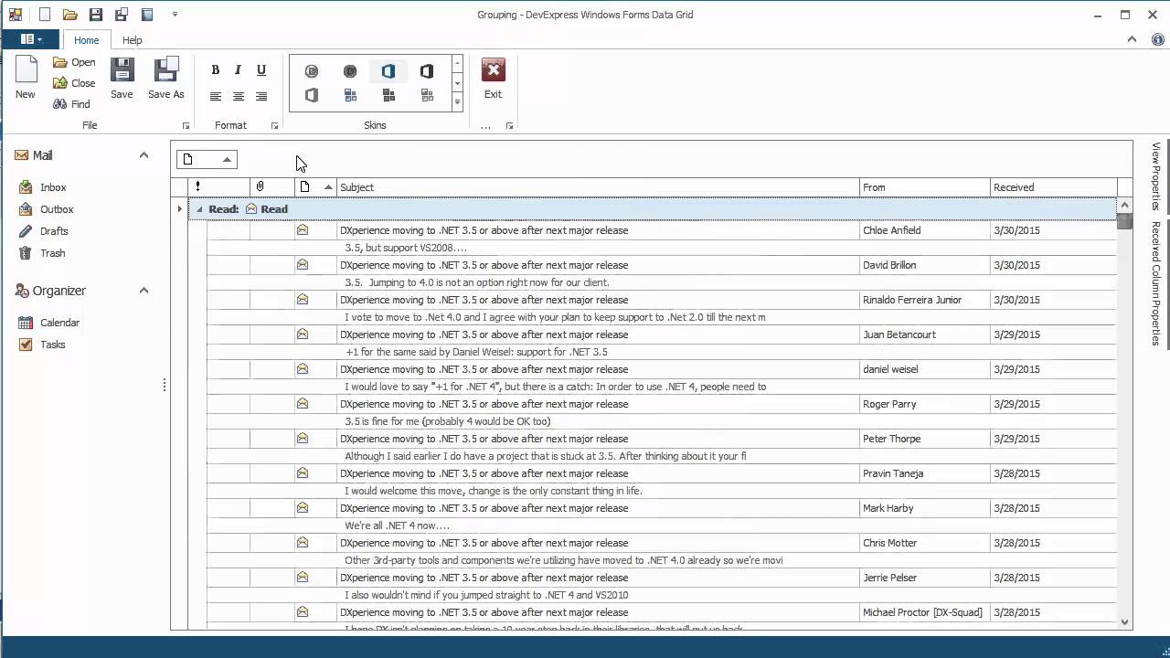 DevExpress WinForms Grid: Grouping Basics