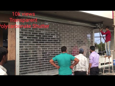 Polycarbonate Rolling Shutter - Rolling Door Polycarbonate Latest Price ...