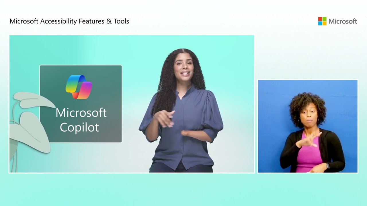 Microsoft accessibility features and tools, Part 2 (with ASL)