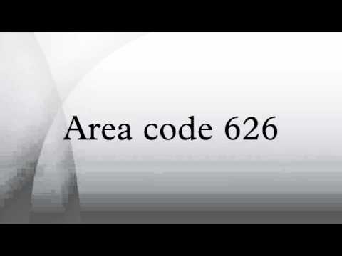 Area code 626