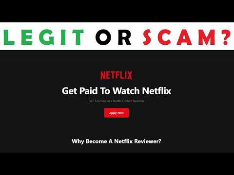 Reviewnflix.com Review Job Netflix Legit or a Scam?