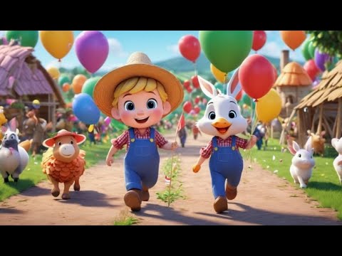 Farmer Donaldβs Animal Parade | Fun Farm Song for Kids | Nursery Rhyme in English