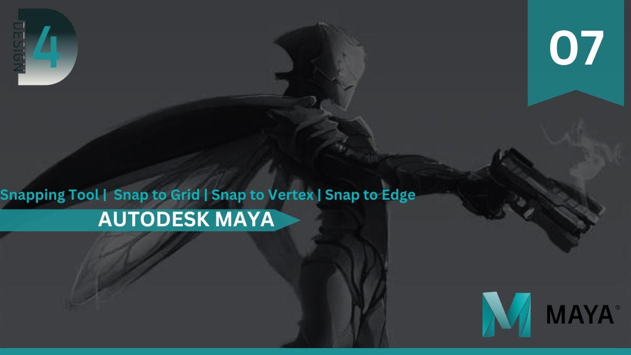 Snapping Tool | Snap to Grid | Snap to Vertex | Snap to Edge | Tutorial 07 | English