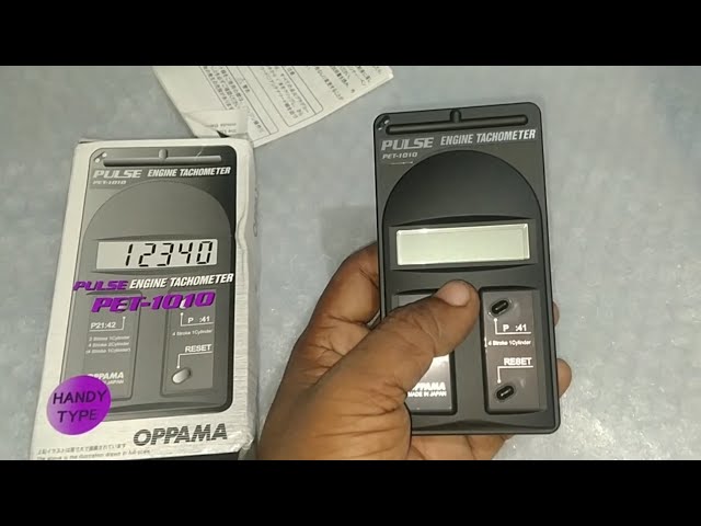 Oppama Digital Tachometer - Oppama Engine Pulse Tachometer Pet 1010r ...