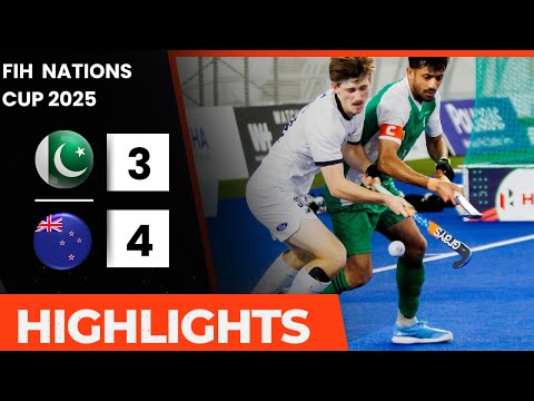 Pakistan Vs New Zealand Hockey Match Highlights | FIH Hockey Nations Cup 2025