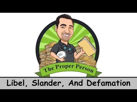 Legal Nuts And Bolts: Libel, Slander, And Defamation
