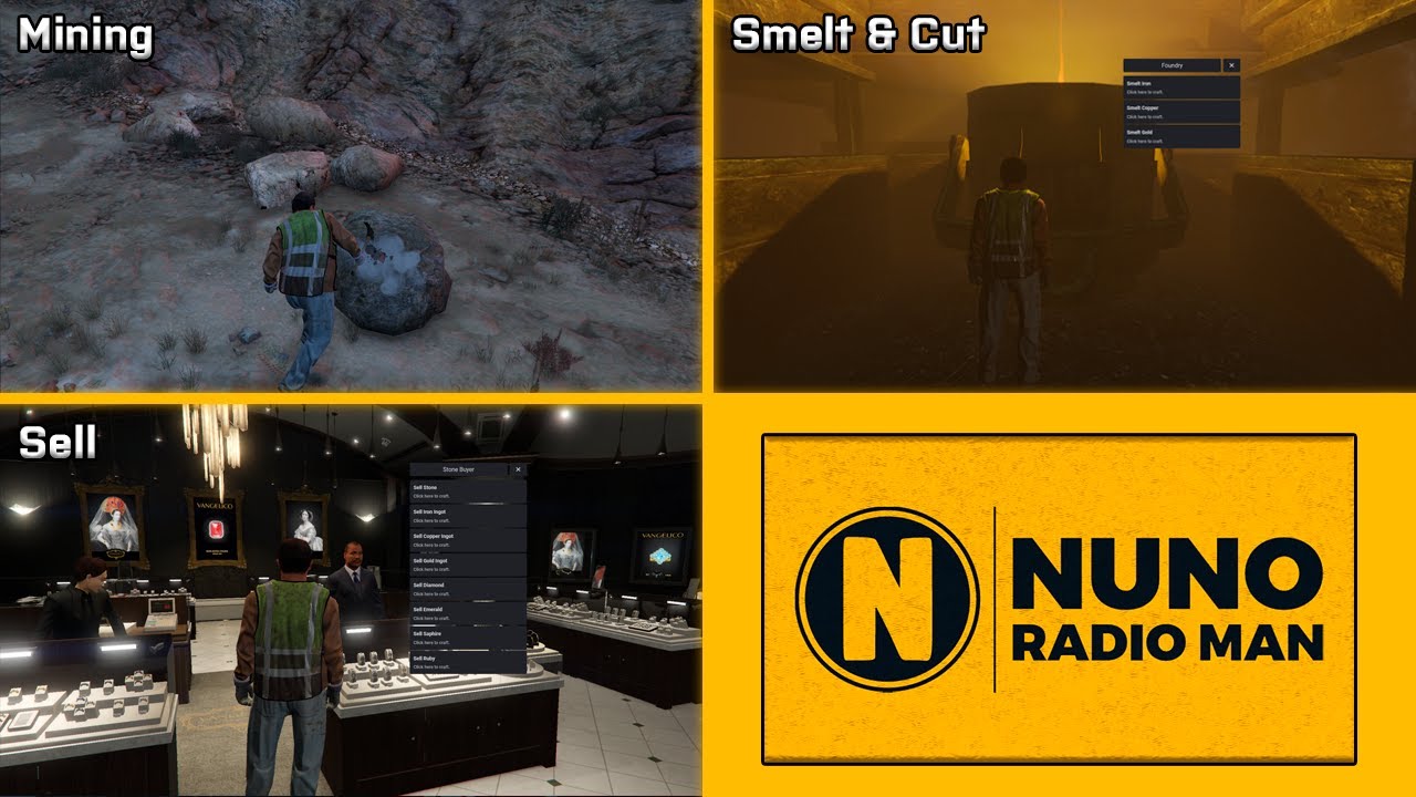 [Paid] [Job] Mining - FiveM Releases - Cfx.re Community