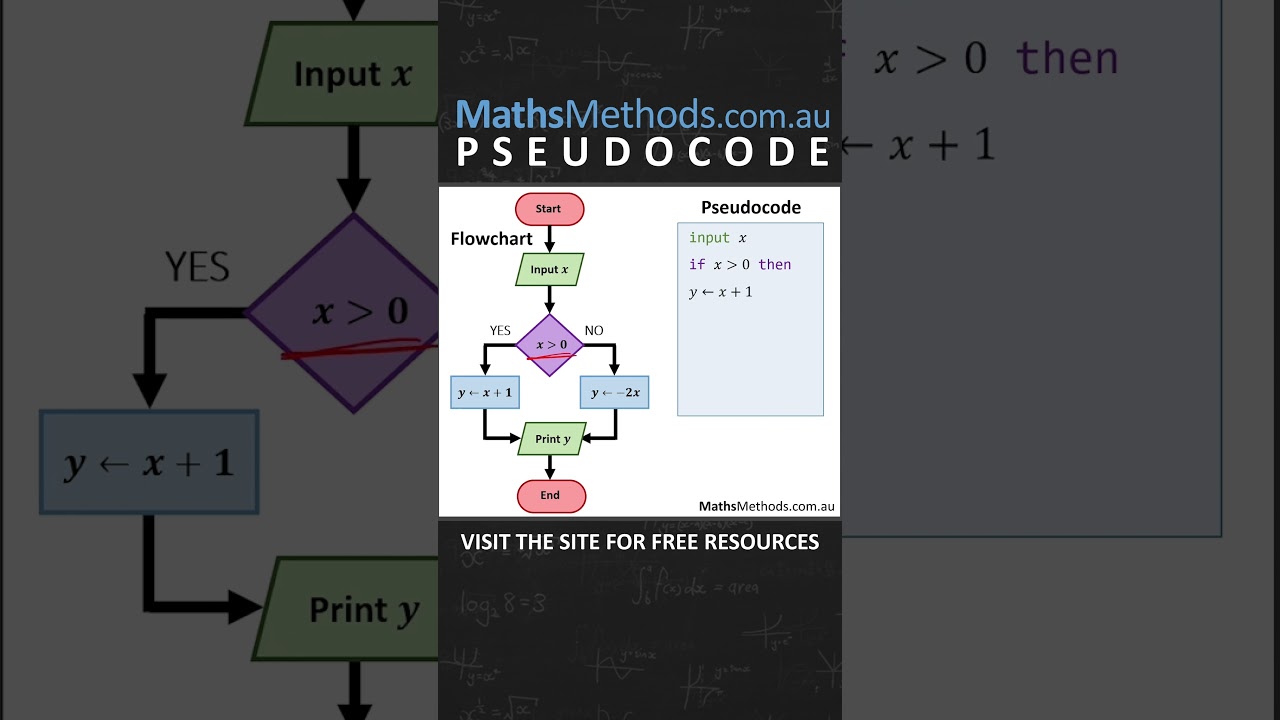 Maths Methods - Understanding Pseudocode! #mathsmethods #year11 #year12 #pseudocode