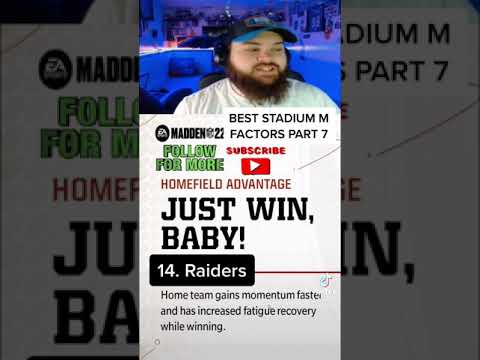 RANKING THE BEST STADIUM M FACTORS IN MADDEN 22 PART 7 #shorts