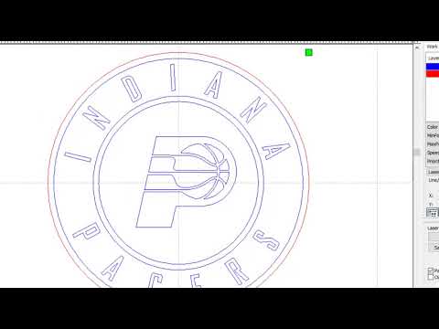 RDWorksV8 - Preparing DXF file for laser cutting