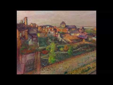 Edgar Degas - View of Saint-Valéry-sur-Somme (1896)
