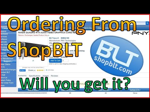 Ordering RTX A2000 from ShopBLT