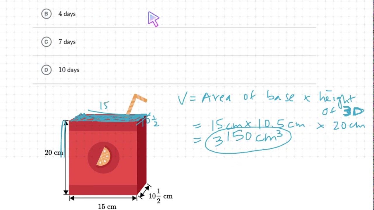 6th Grade Math: Volume Word Problems