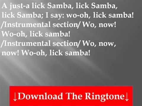 Bob Marley Lick Samba Lyrics YouTube
