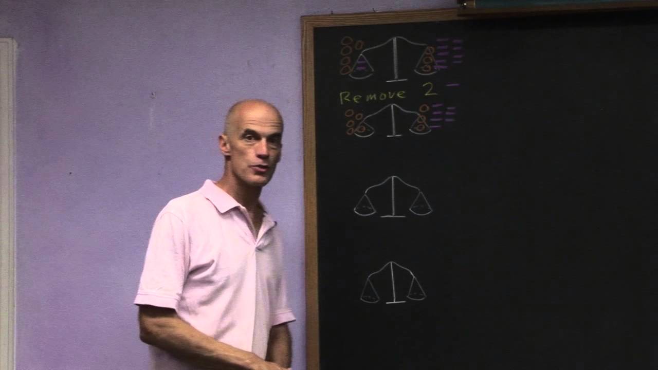 Scale Puzzle for introducing equations in algebra