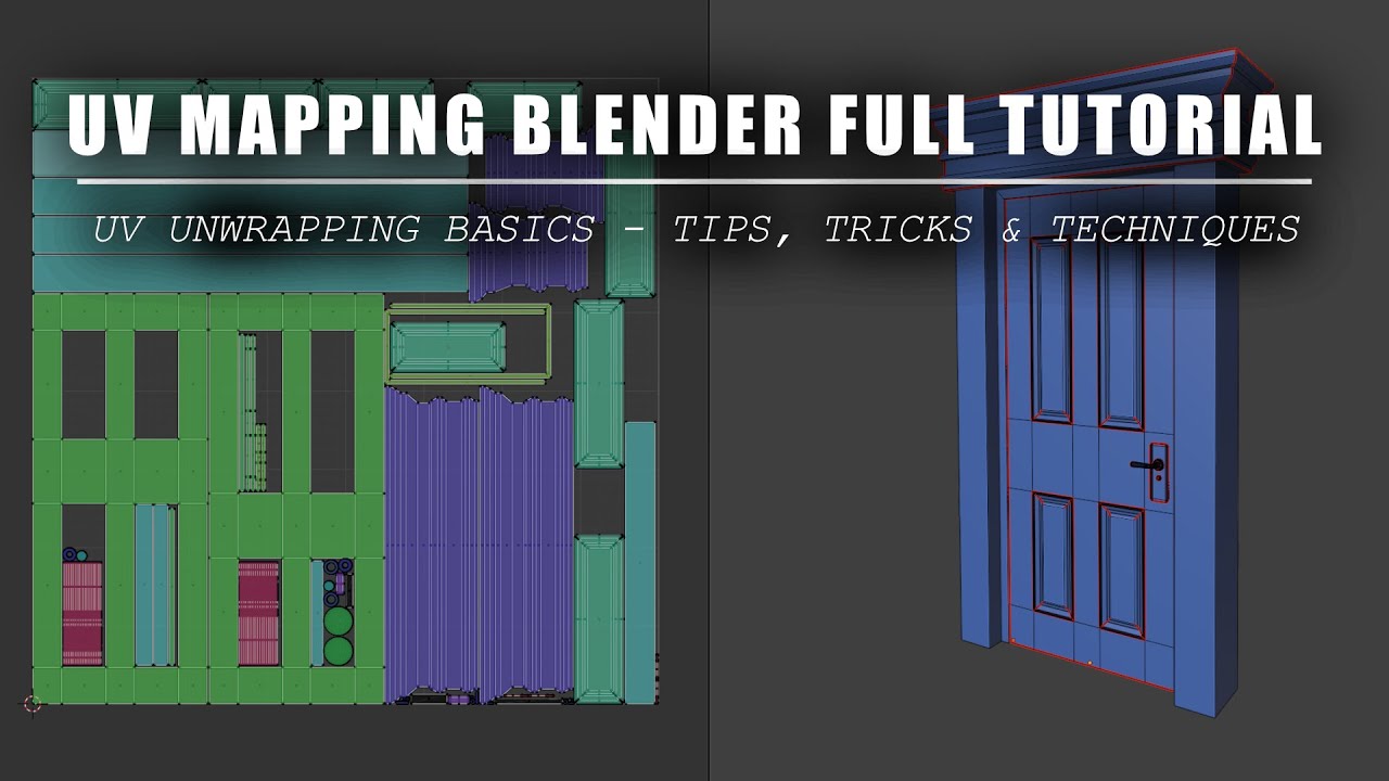 UV Mapping In Blender Full Tutorial | UV Unwrapping Basics, Tips & Techniques