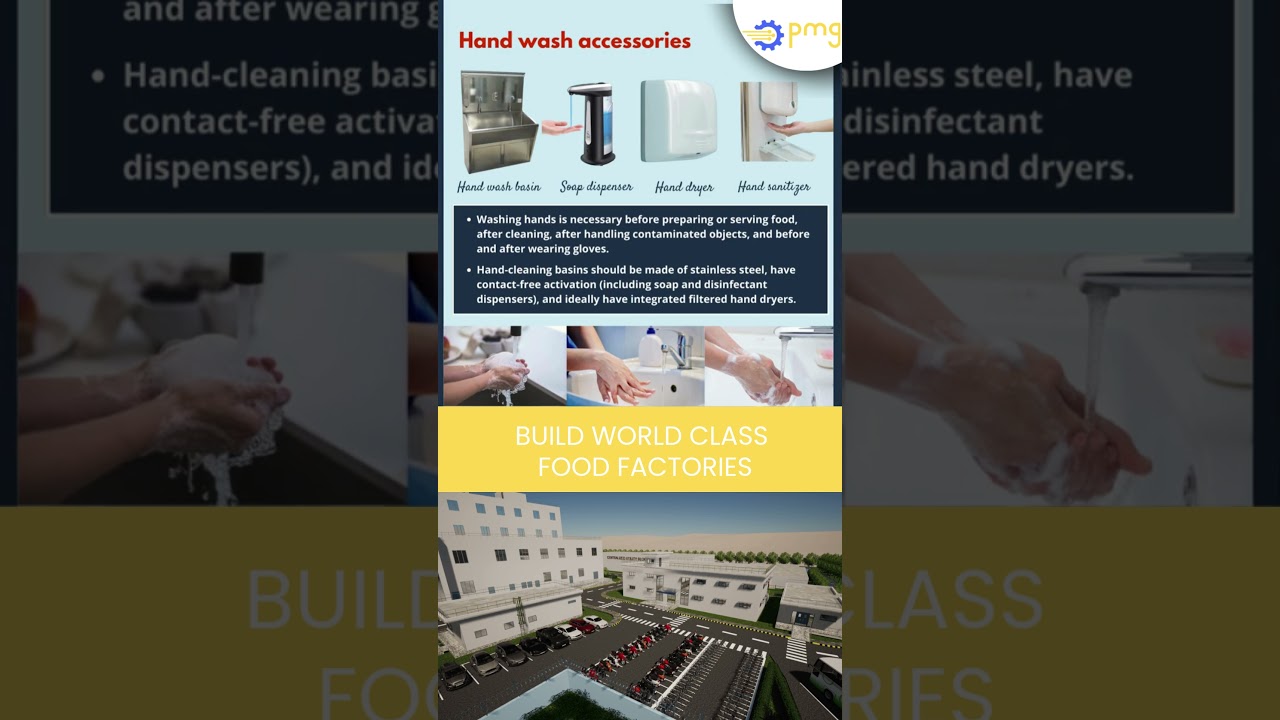 Quality accessories in food plant