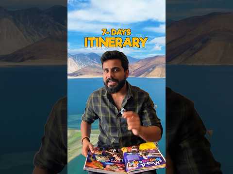 The only 7-day Ladakh itinerary you need! | Ladakh trip #zostel #shorts #ladakh #leh