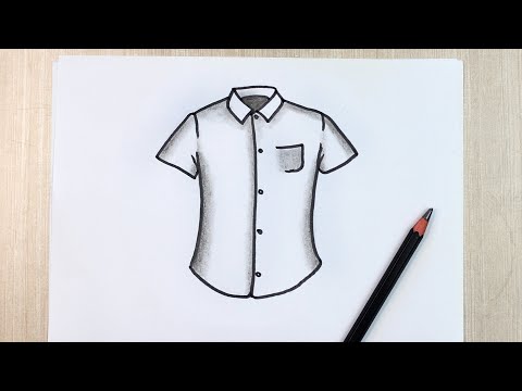 Shirt Drawing π| How to draw a Shirt |