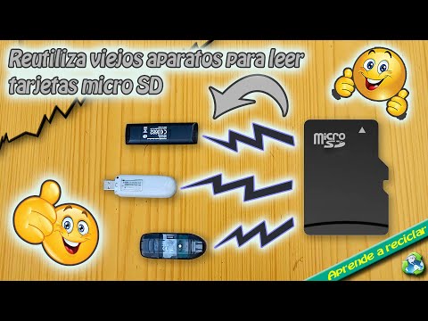 Reutiliza viejos aparatos para leer tarjetas micro SD