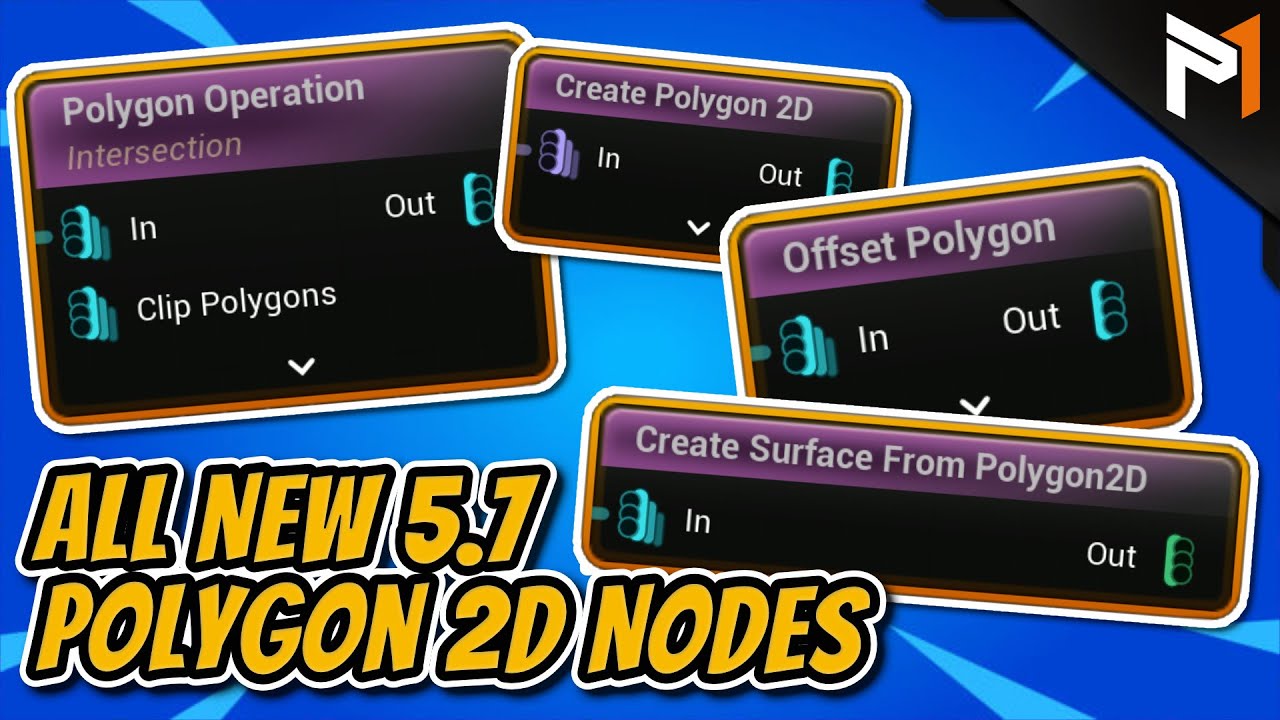 The New Unreal Engine 5.7 Polygon 2D PCG Nodes Are AMAZING!
