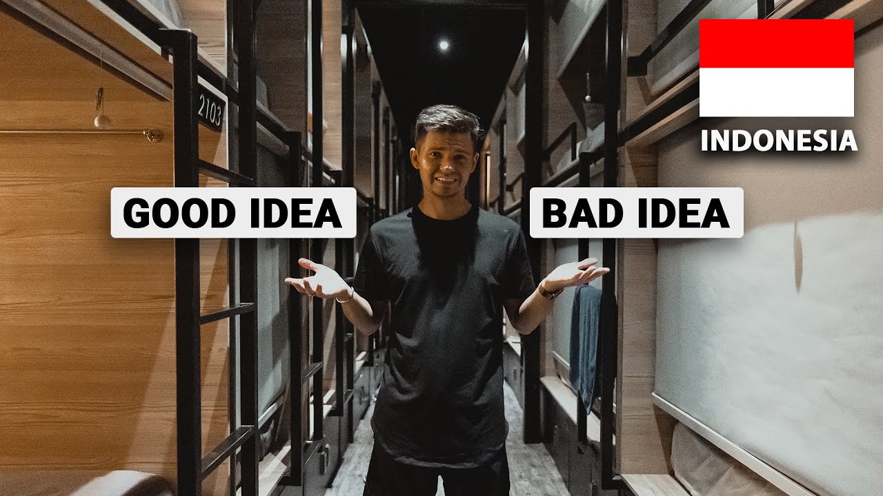 $3 Capsule Hotel in Surabaya Indonesia