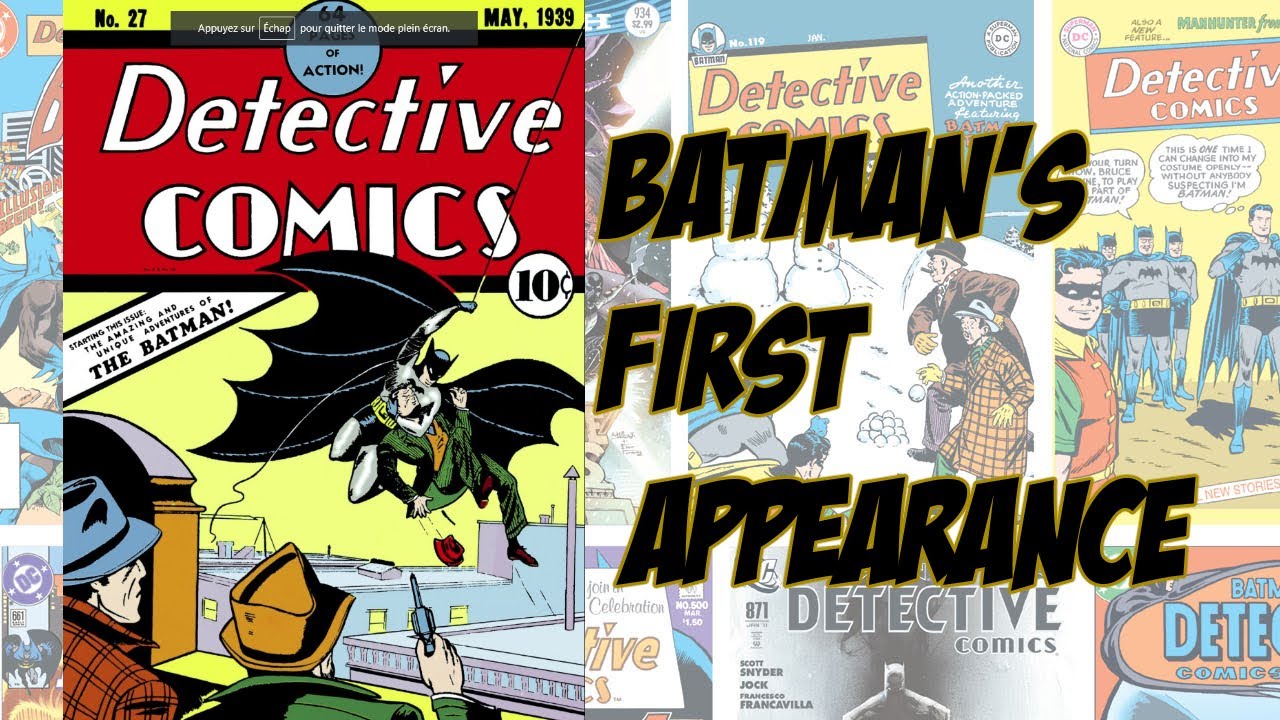 BATMAN’S FIRST APPEARANCE - Detective Comics #27 (Read Along)