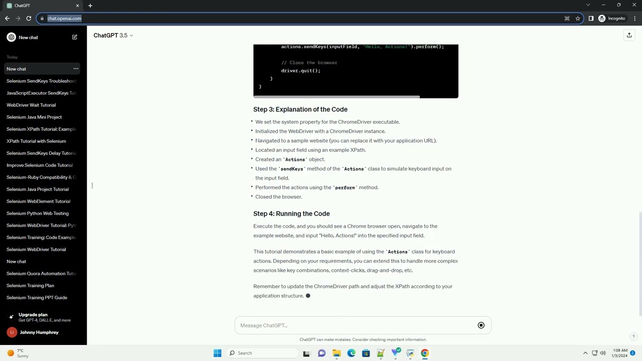 sendkeys alternative in selenium java