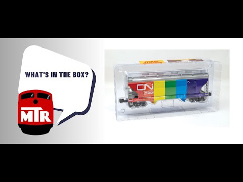 Menards O-gauge Canadian National Centerflow Hopper Car - What's In The Box?