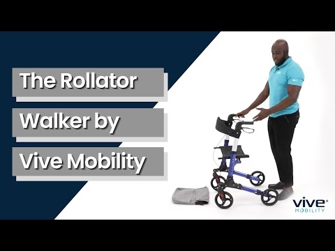 The Rollator Walker by Vive Mobility - Lightweight and Compact!