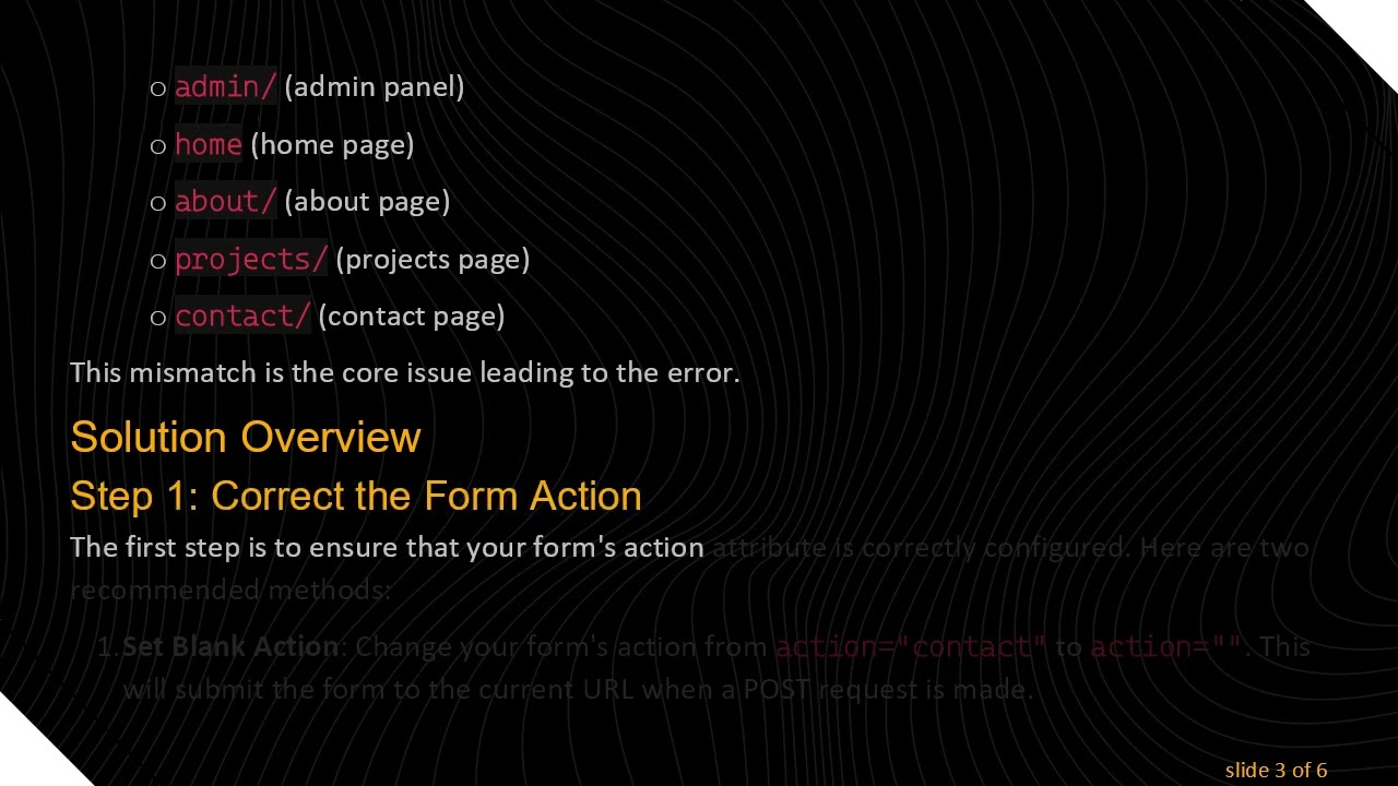Fixing Django Form Submission Errors: Troubleshooting the Page Not Found Issue