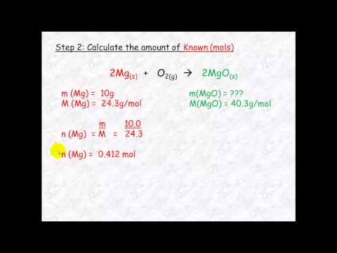 Stoichiometry 1 - Mass to Mass