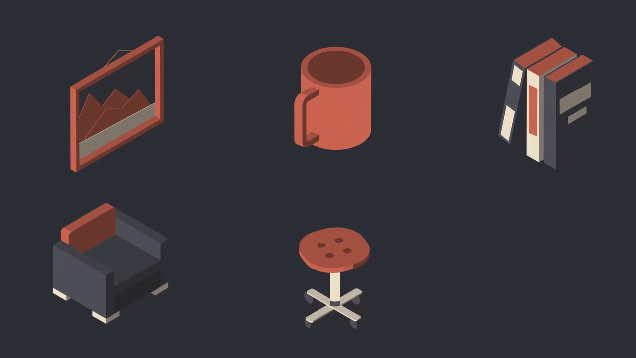 Office Isometric Elements | After Effects Templates - Motion Array