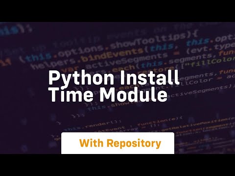 python install time module