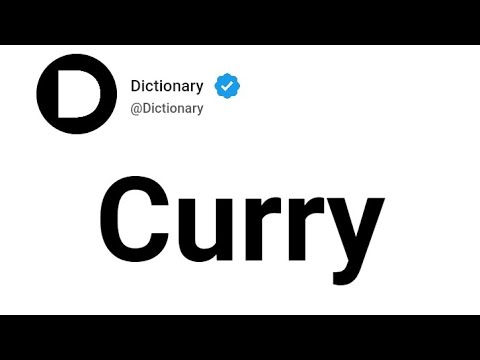 Curry Meaning In English